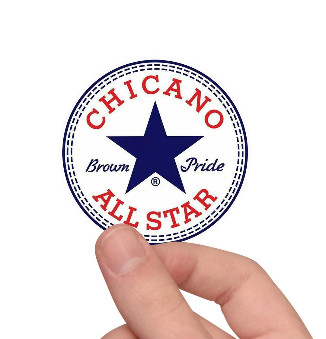 All Star Chicano Style Sticker-decal-bumper Sticker-laptop-gift ...