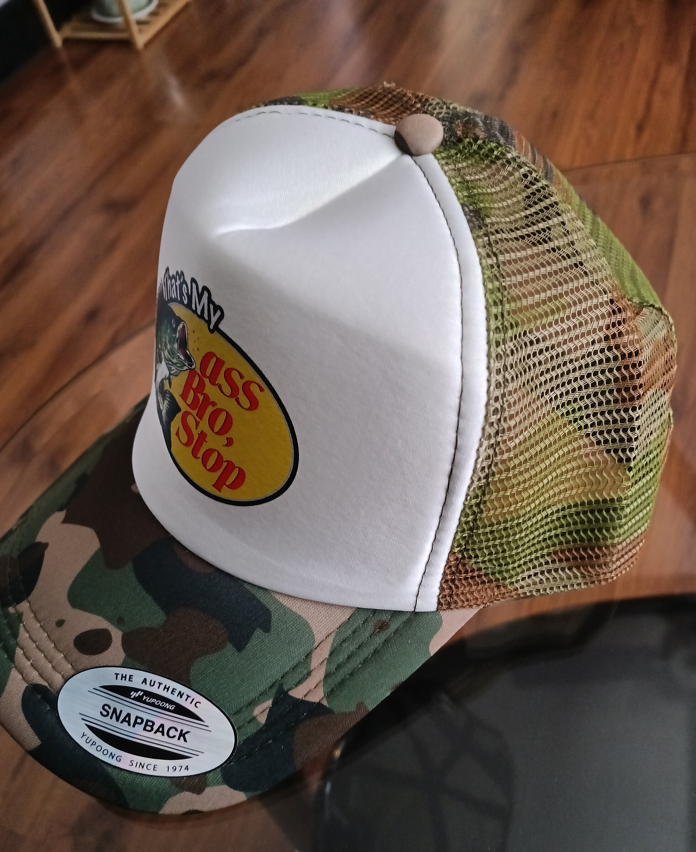 Hat That's My Ass Bro Stop Trucker Hat Mesh Hat Adjustable Snap Back ...