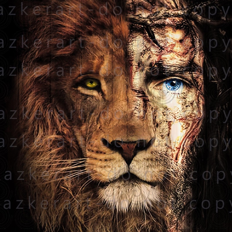 Lion and Judah Face - Etsy UK