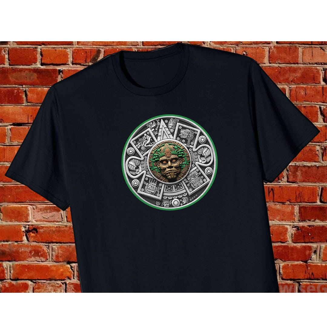 AZTEC Calendar-art/calendario Azteca T-shirts-arte-gifts-mexico- - Etsy