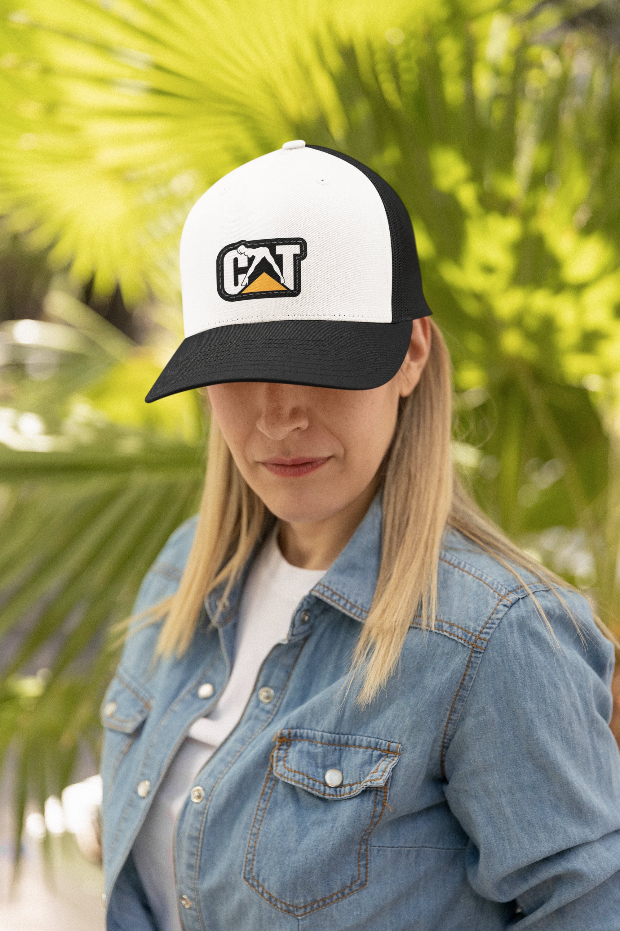 Cat Caterpillar Hat Printed Cat Stripper Trucker Hat Mesh Snapback ...