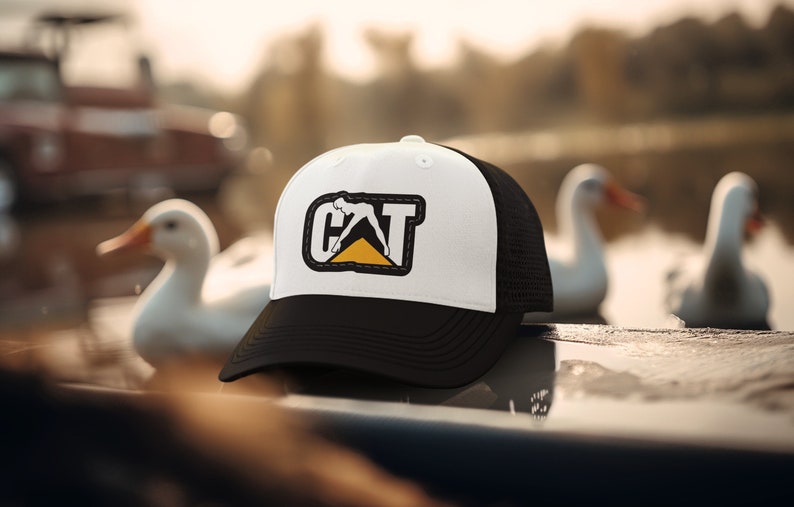 Cat Caterpillar Hat Printed Cat Stripper Trucker Hat Mesh Snapback ...