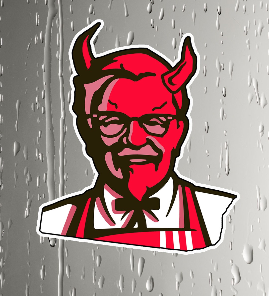 Kentucky Devil Colonel Sticker Funny Parody,laptop Decal,gift ,vinyl - Etsy