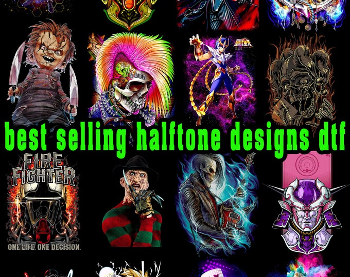 130+ Halftone Png Bundle DTF Png for Dtf Ready Half Tone Dtf Pack PNG ...