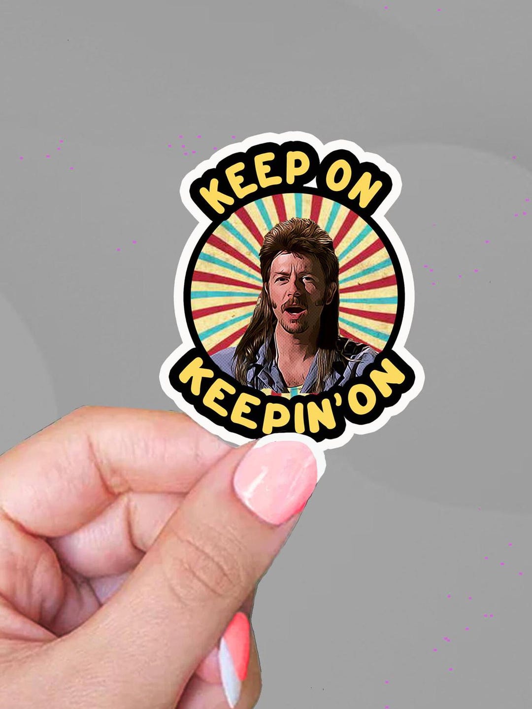 Joe Dirt Waterproof Vinyl Sticker Decal-movie Sticker-keep on Keepin On ...