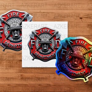 Firefighter Emblem Design: Hero Badge Clipart (digital Download) - Etsy