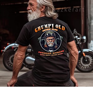 Png Grumpy Old Bikers Club Founding Member Never Happy Unless Riding Png-download-dtf Dtg Ready ...
