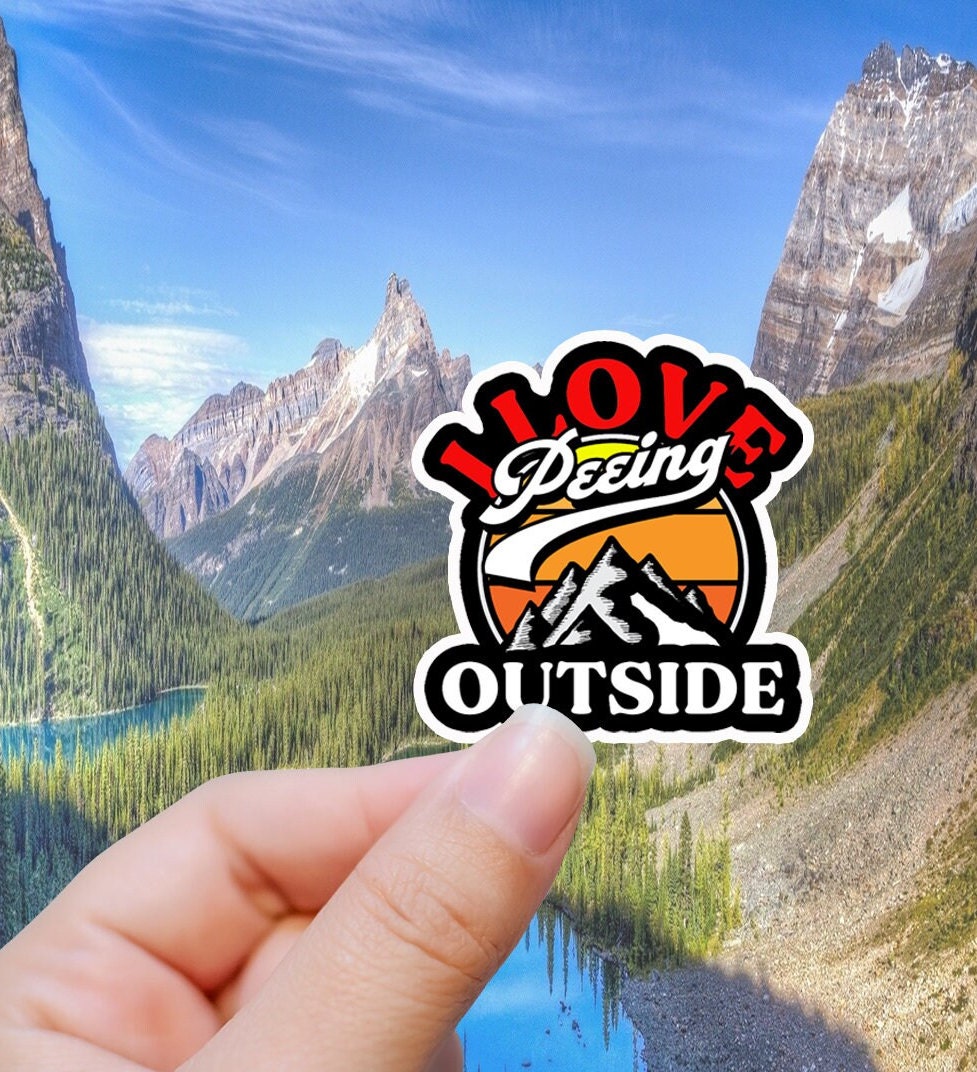 I Love Peeing Outside Sticker Backwoods Decal Go to the Bathroom in the ...