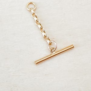 Chain Extender With Swivel Clasp and T Bar | Chain Extender or Toggle ...