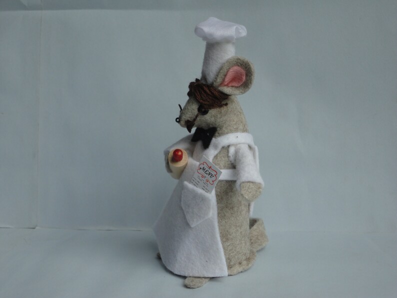 Felt Mouse French Chef Baker - Etsy