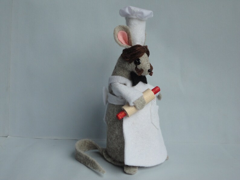 Felt Mouse French Chef Baker - Etsy