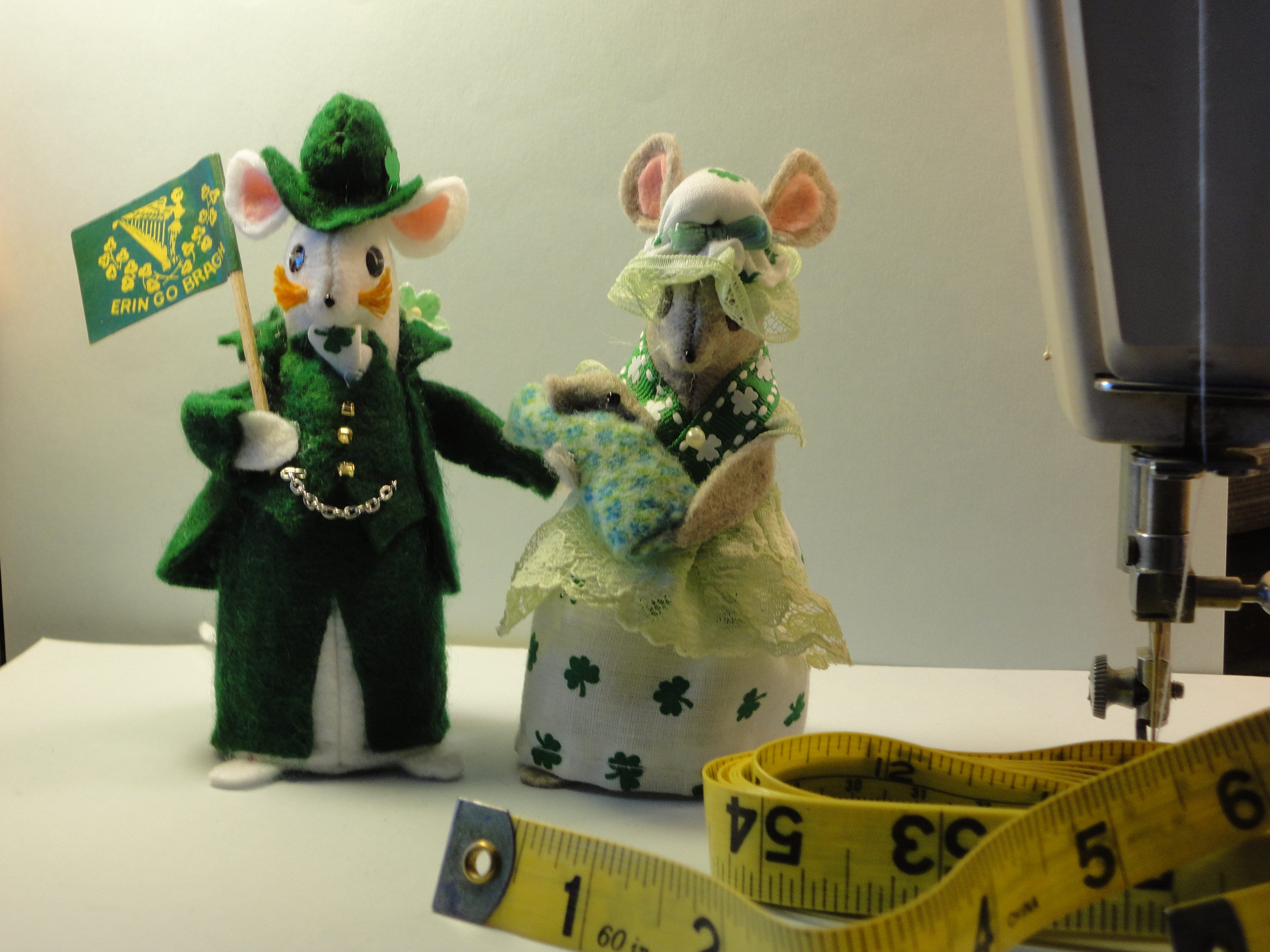 Irish Mice Celtic St. Patrick's Day Mouse Pair - Etsy
