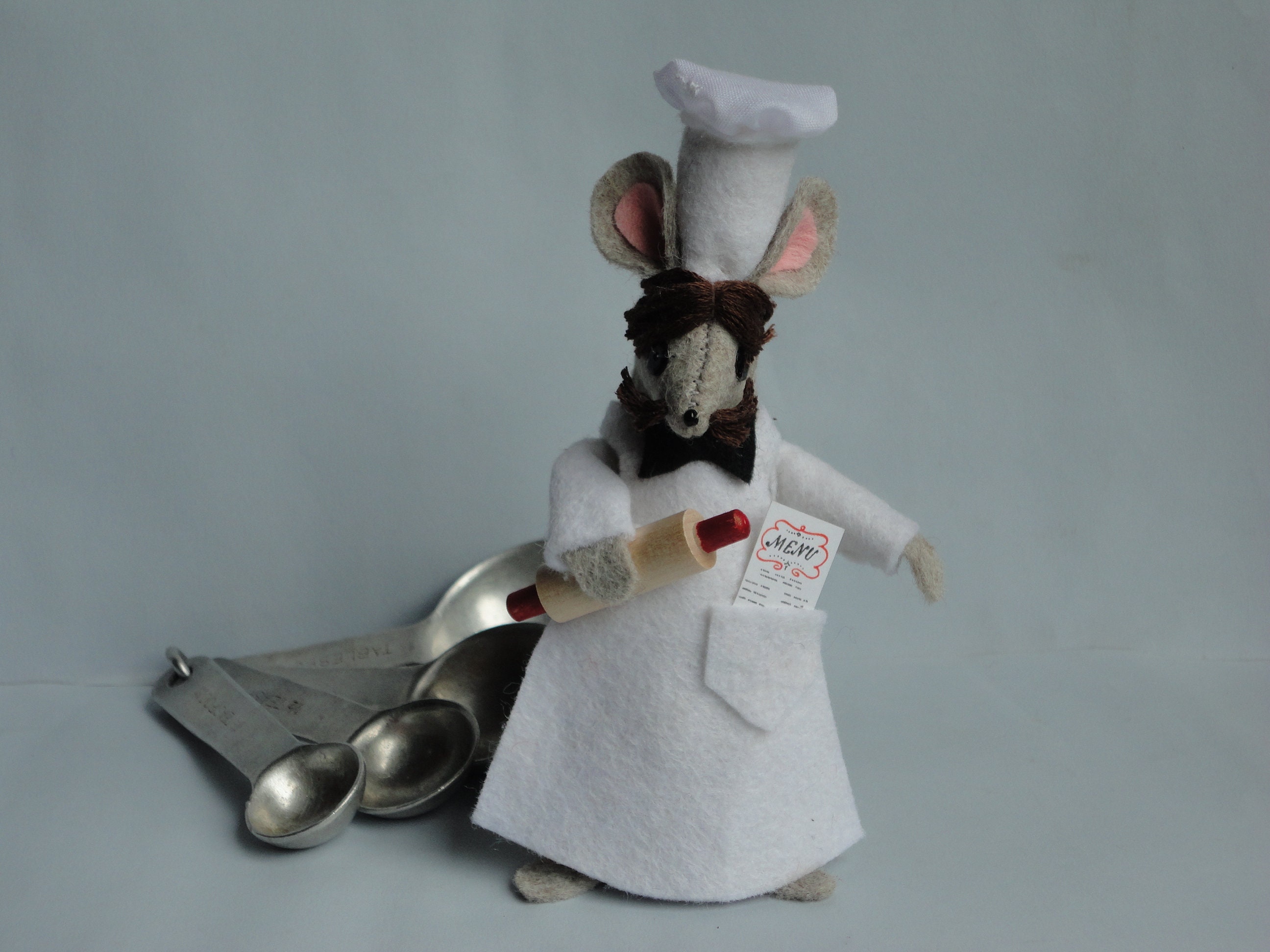 Felt Mouse French Chef Baker - Etsy