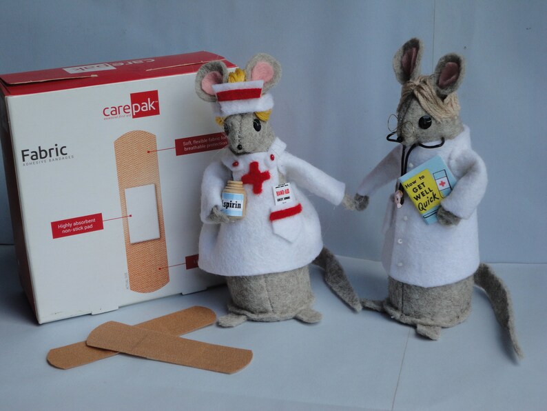 Medical Mice, Doctor & Nurse, Healthcare Heroes - Etsy