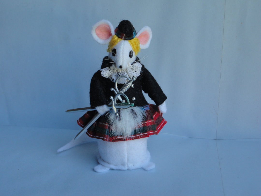 Felt Mouse Scottish Highlander Sword Dancer - Etsy