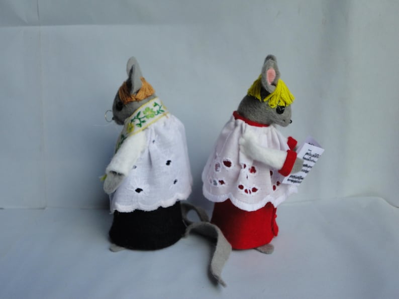 Church Mice Felt Mice Vicar Goodly & Choirboy Robin - Etsy