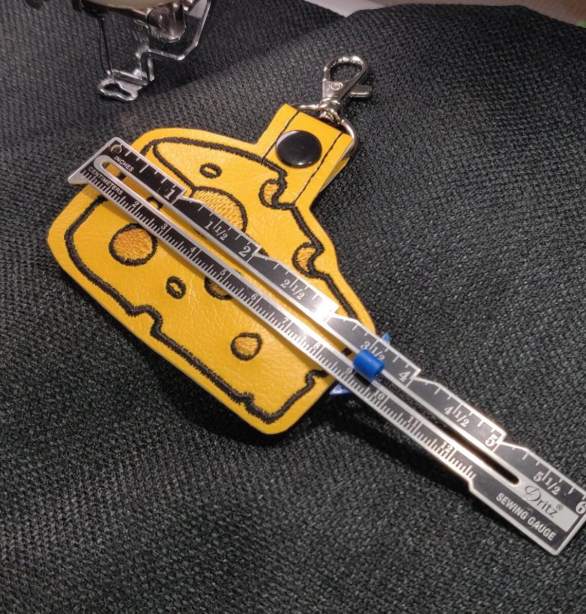 Cheddar Cheese Key Fob - Perfect Gift! - Etsy