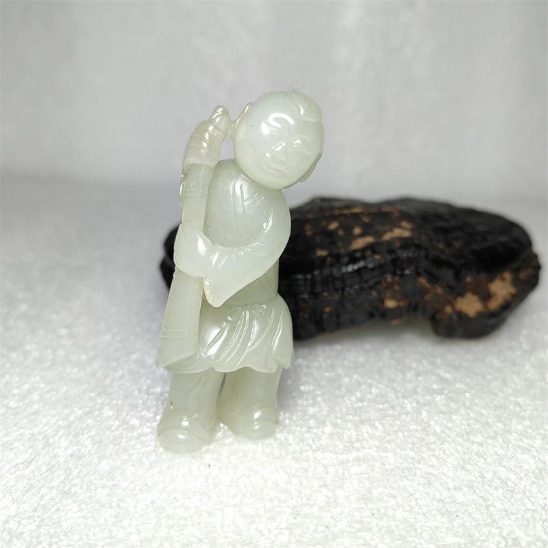 Chinese Antique Jade Figure Statue - Etsy