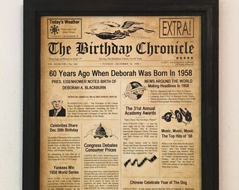 Fun facts 1959 | Etsy