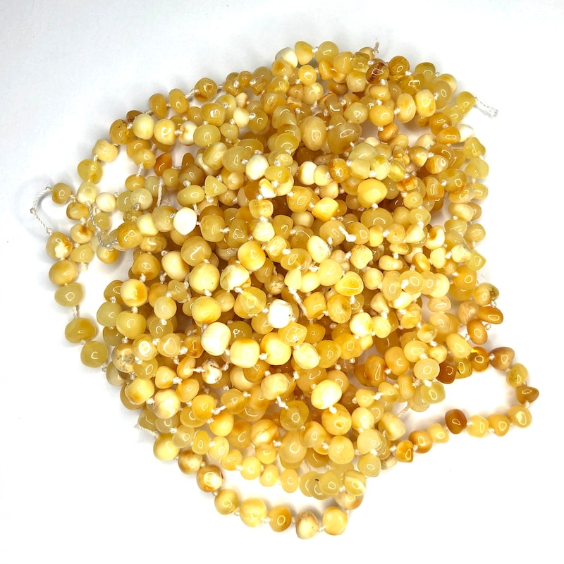 Amber Beads White Baltic - Etsy