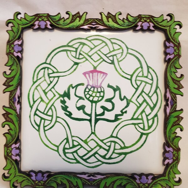 Celtic Knot Thistle - Etsy