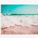 Ocean Beach Pastel Wall Art Coastal Print Sea Art Print Surf Print ...