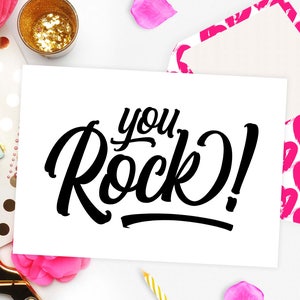 You Rock SVG for Shirts | Encouraging Svg | Motivational Svg | Kids Svg ...