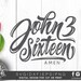 John 3 Sixteen svg Vinyl cut file Christian svg file for | Etsy