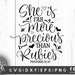 She is Far More Precious Than Rubies Svg Cut File Proverbs 31:10 Svg ...