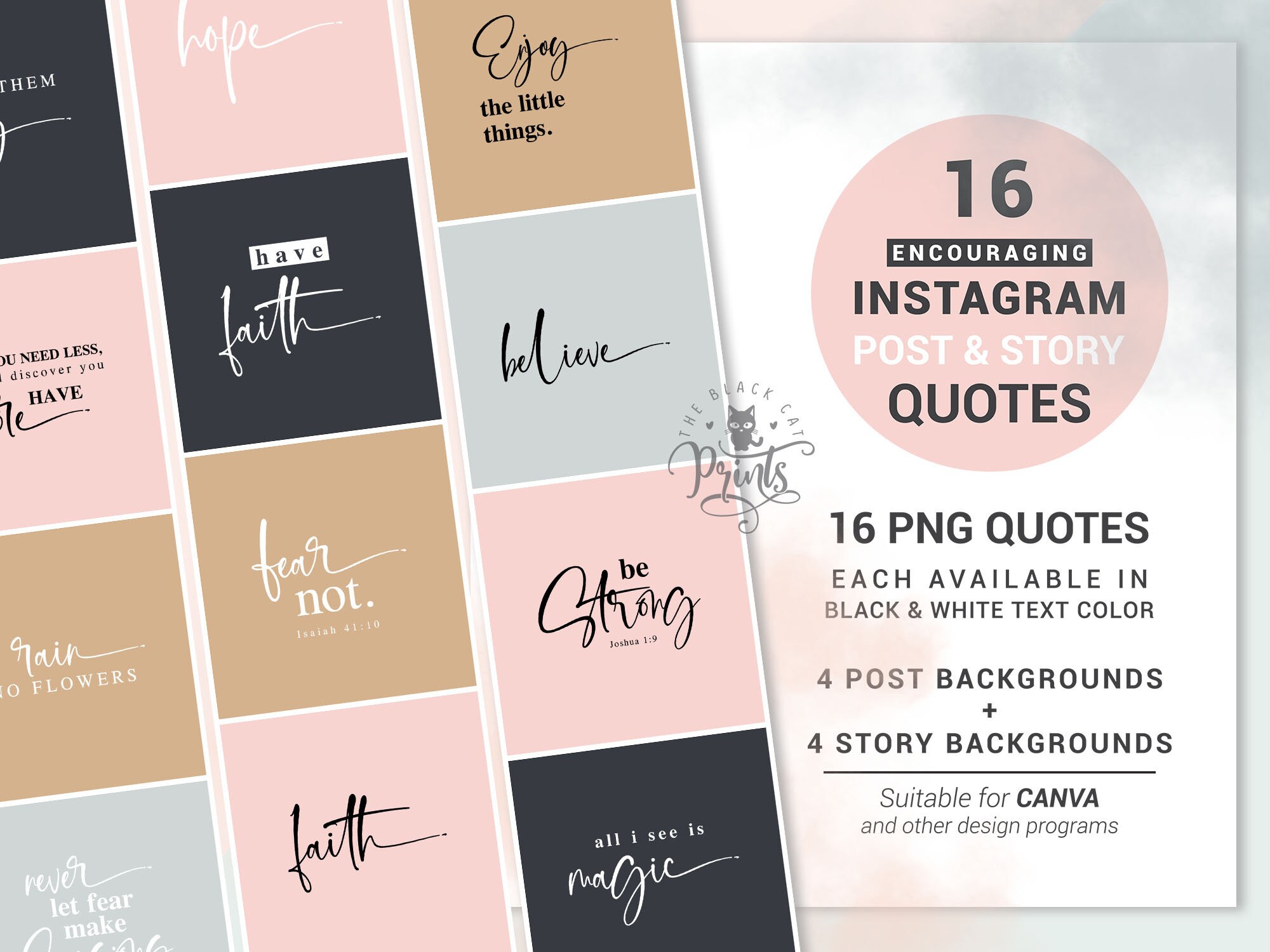 Instagram Post Quotes Encouraging Quotes for Instagram | Etsy