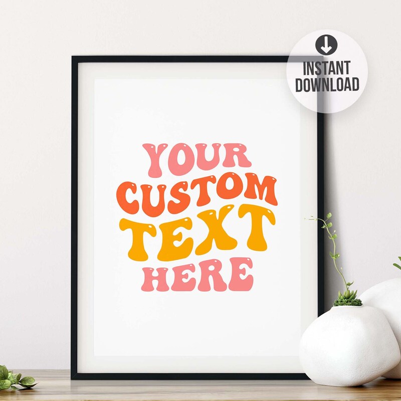 Custom Quote Poster - Etsy