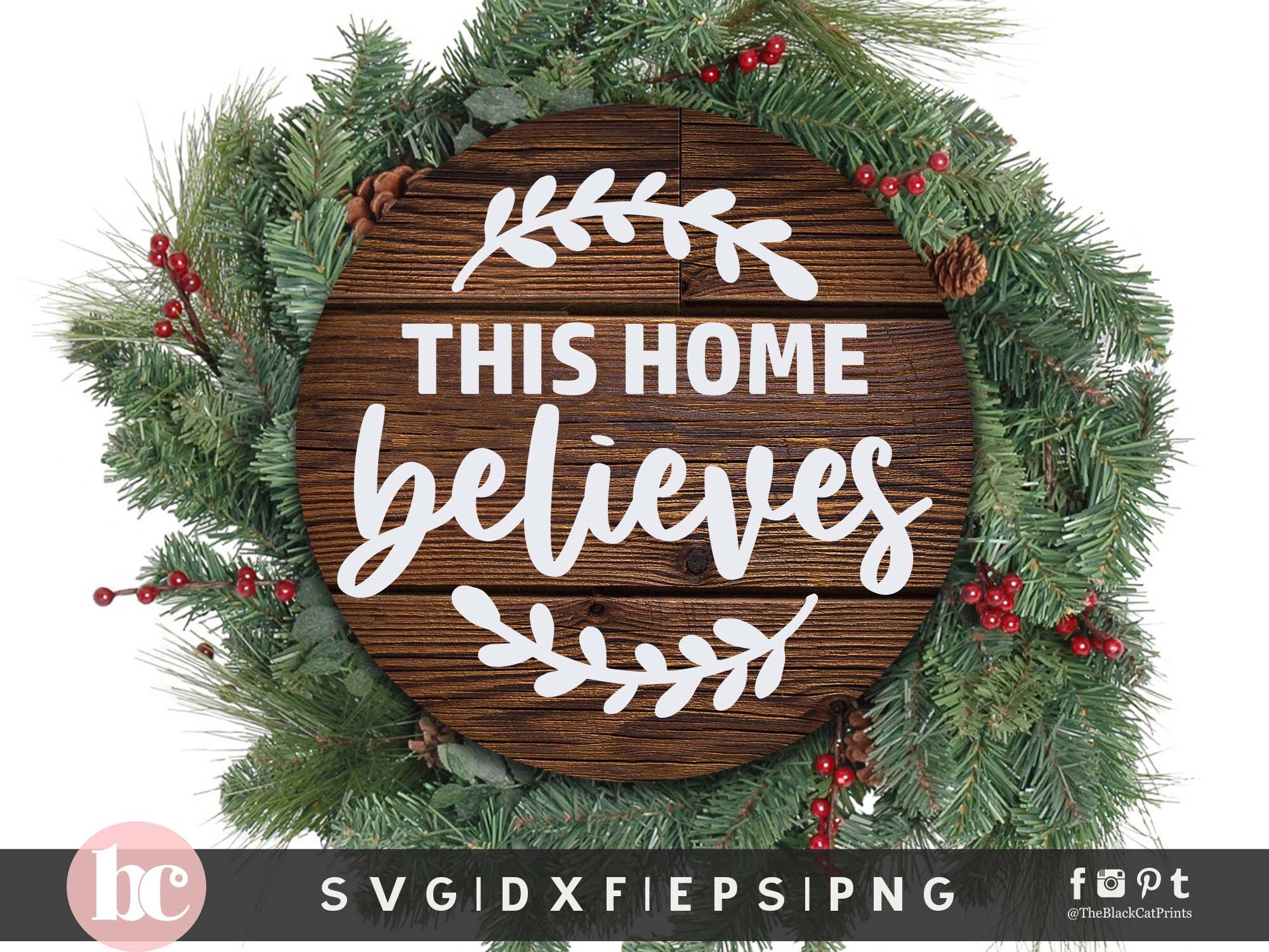 In This House We Believe Sign - Etsy