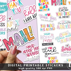 Small Business Packaging Stickers Pack | Order Arrived Sticker Sheet ...