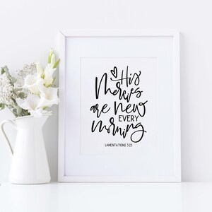 His Mercies Are New Every Morning Svg Cut File for Cricut Silhouette ...