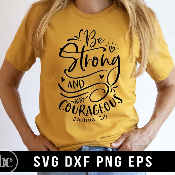 Joshua 1 9 Svg - Etsy