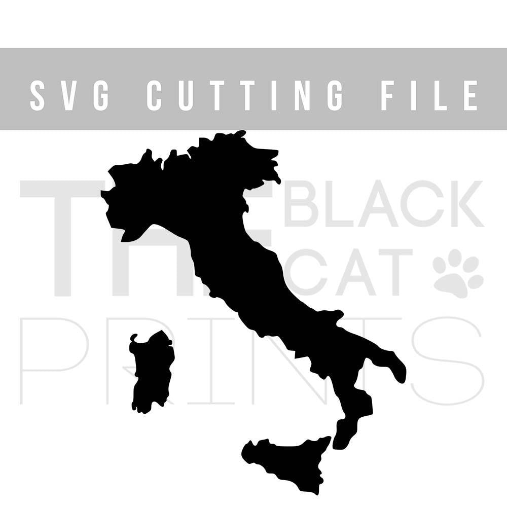 Italia svg file Italia mappa svg file di taglio Cricut svg - Etsy Italia
