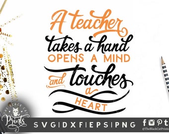 Teacher Takes a Hand | Etsy