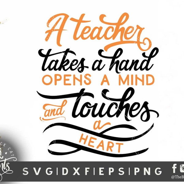 Teacher Takes a Hand - Etsy