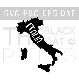 Italia Svg File Italy Map Svg Cutting File Cricut Svg File Map - Etsy