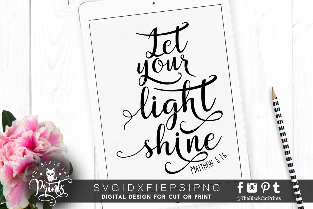 Bible Verse Svg File Nursery Svg Cut File Kids Svg for Cricut Cutting ...