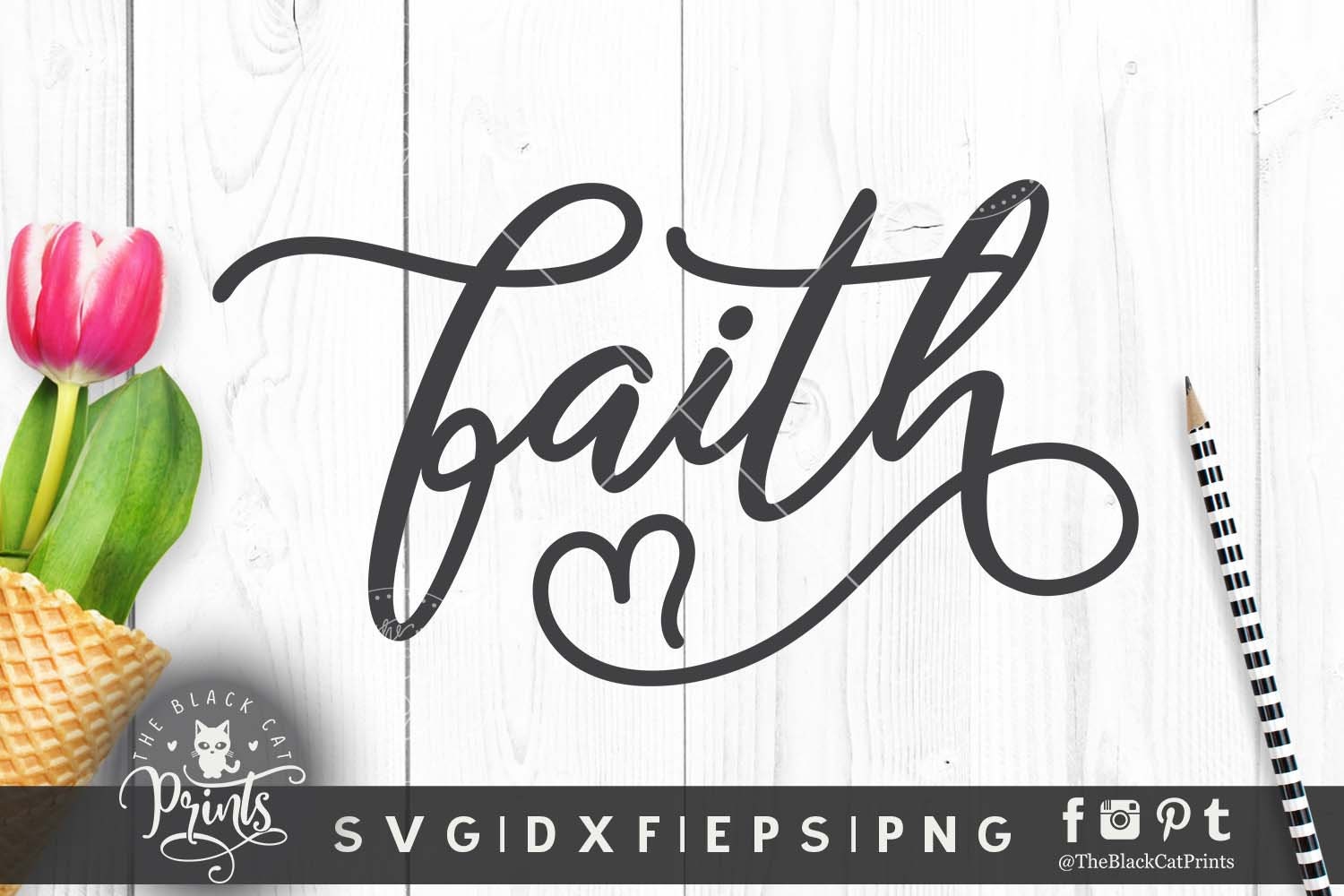 Fe svg para corte Christian svg archivo moderno caligrafía svg - Etsy ...