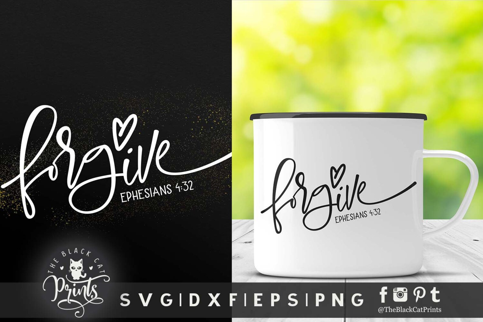 Forgive Svg Cutting File Bible Verse Svg Christian Cut File | Etsy