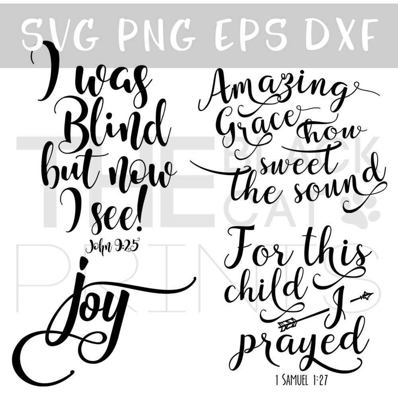 Bible Verse SVG Bundle Christian SVG Files Set SVG Cricut - Etsy