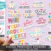 Small Business Packaging Stickers Pack | Order Arrived Sticker Sheet ...