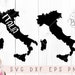 Italia Svg File Italy Map Svg Cutting File Cricut Svg File Map - Etsy