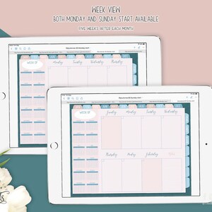 Undated Hyperlinked Digital Planner Goodnotes Notability Bulet - Etsy