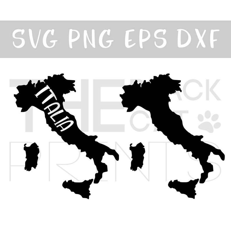 Italia Svg File Italy Map Svg Cutting File Cricut Svg File Map - Etsy