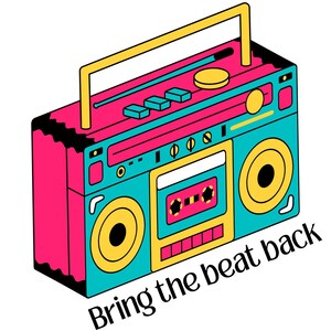 Bring the Beat Back SVG Retro Svg Stereo Svg 80s Svg 90s Svg SVG File ...