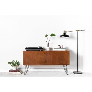 Raw Steel 2 Rod Hairpin Leg, Handmade Steel Table Leg, Metal Furniture ...