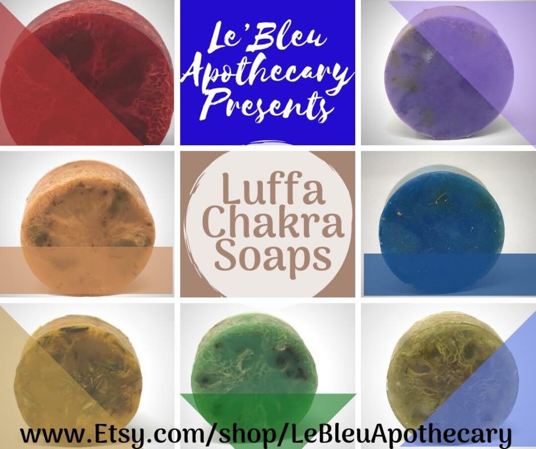 7 Chakra Loofah Soap Set |REIKI| - Etsy
